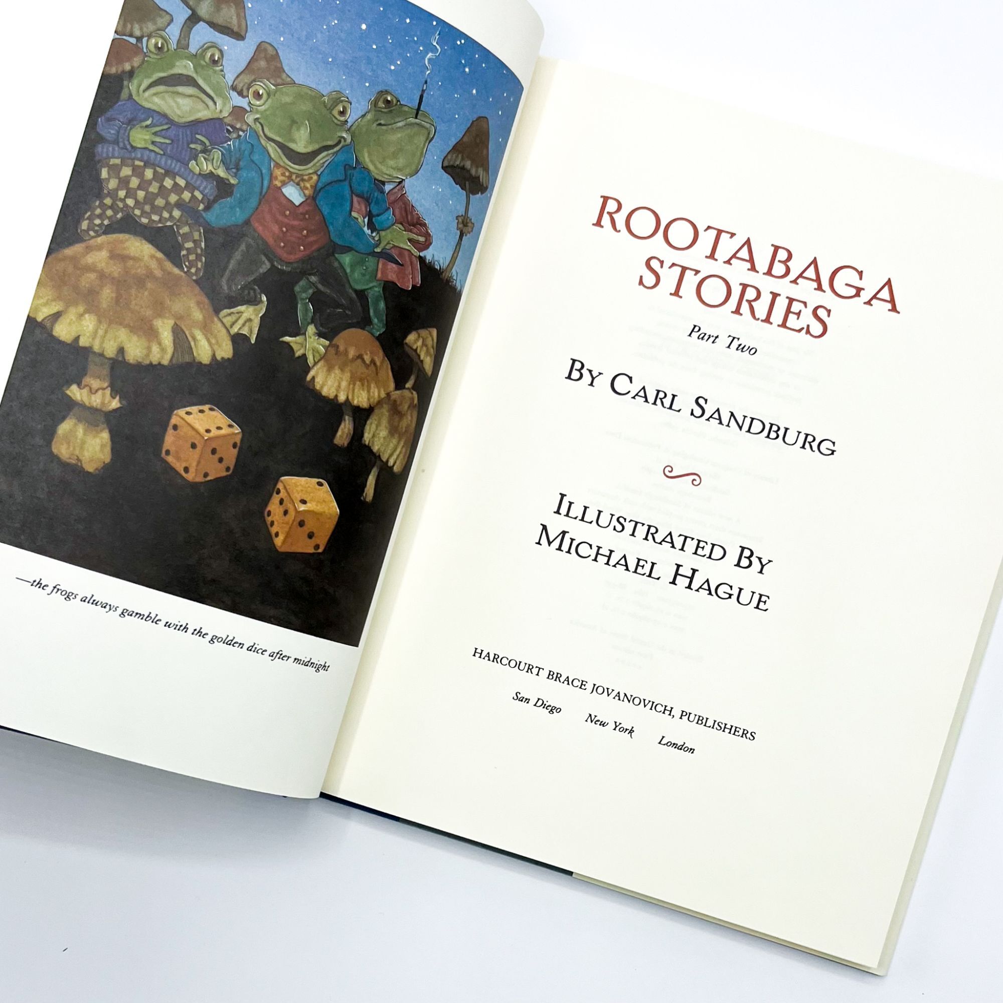 ROOTABAGA STORIES PART TWO | Michael Hague, Carl Sandburg | First edition
